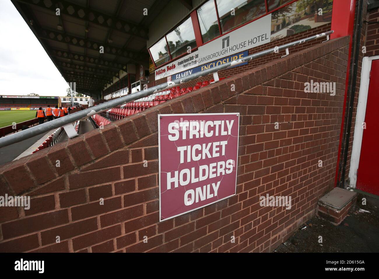 General view of Aggborough Stadium Stock Photo - Alamy