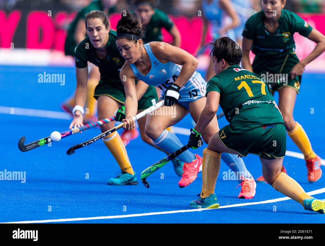 Argentina's Maria Granatto and South Africa's Candice Manuel Stock Photo - Alamy
