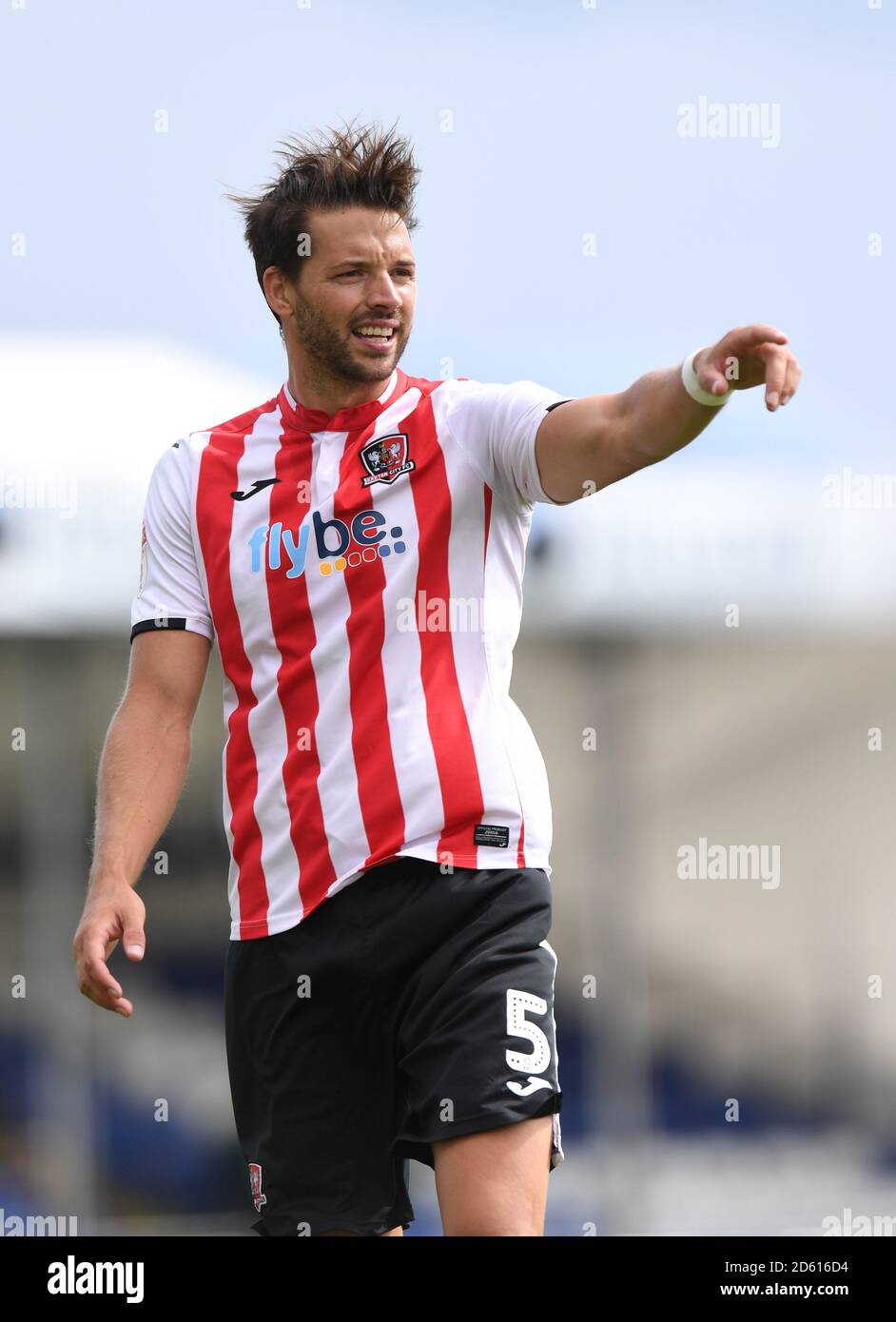 Exeter City's Aaron Martin Stock Photo - Alamy