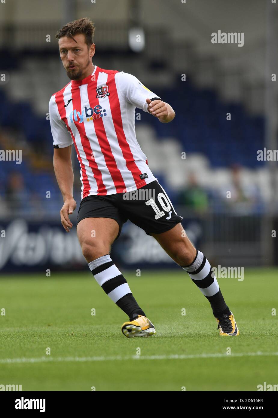 Exeter City's Lee Holmes Stock Photo - Alamy