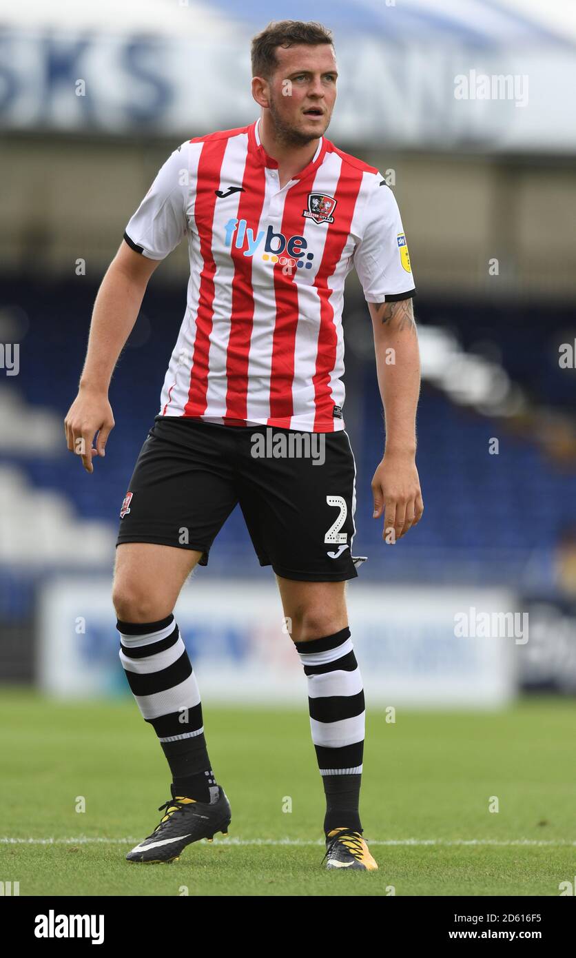 Exeter City's Pierce Sweeney Stock Photo - Alamy