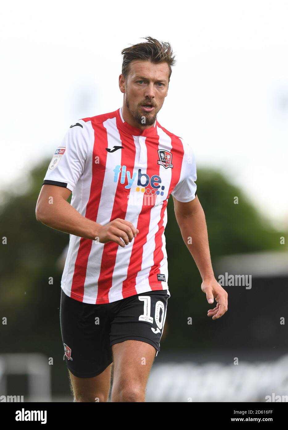 Exeter City's Lee Holmes Stock Photo - Alamy
