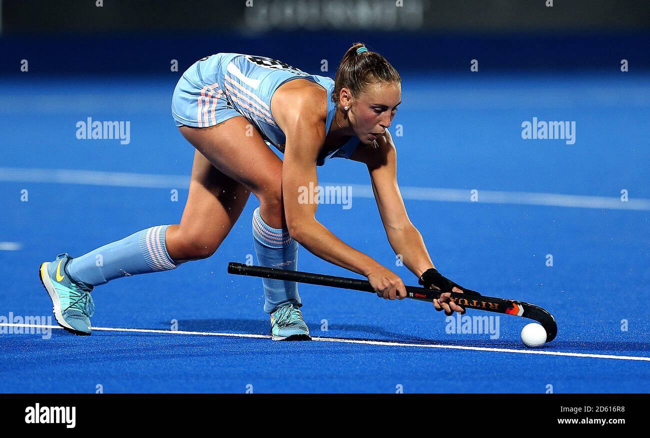 Argentina's Florencia Habif in action Stock Photo - Alamy
