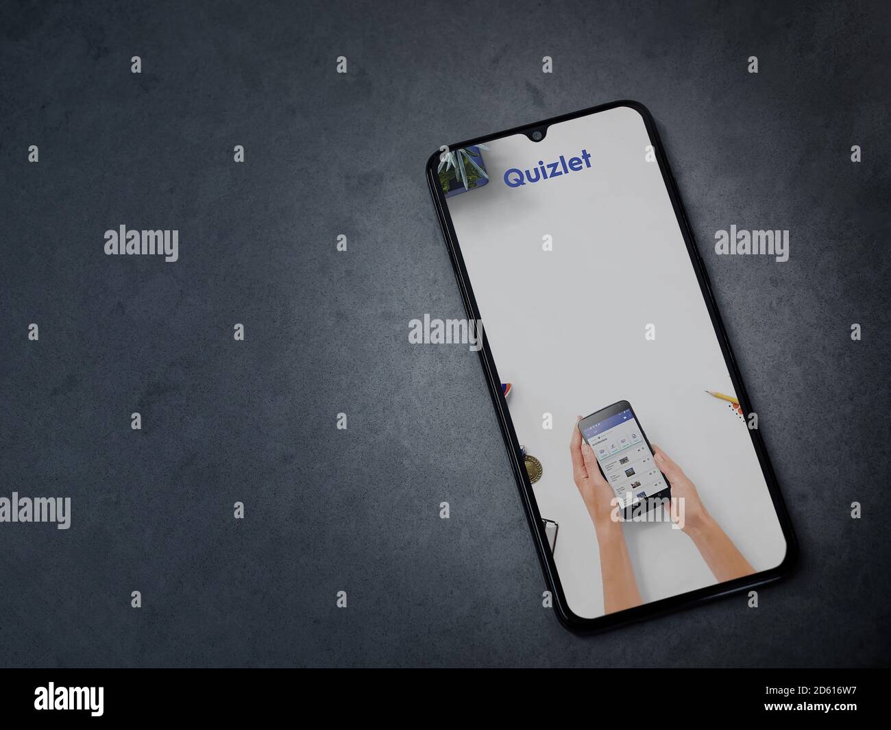 Lod, Israel - July 8, 2020: Quizlet - Language learning app launch ...