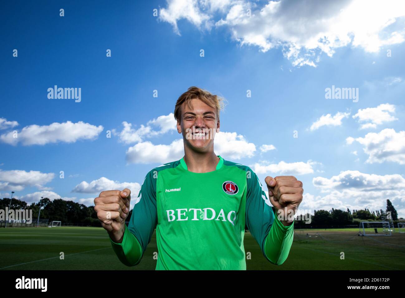 Charlton Athletic goalkeeper Ashley Maynard-Brewer Stock Photo - Alamy