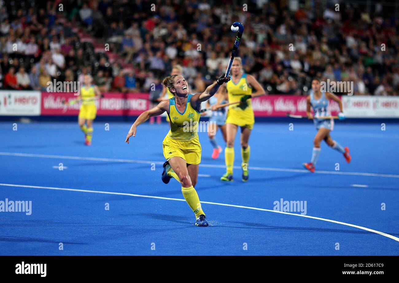 Australia's Georgina Morgan in action Stock Photo - Alamy