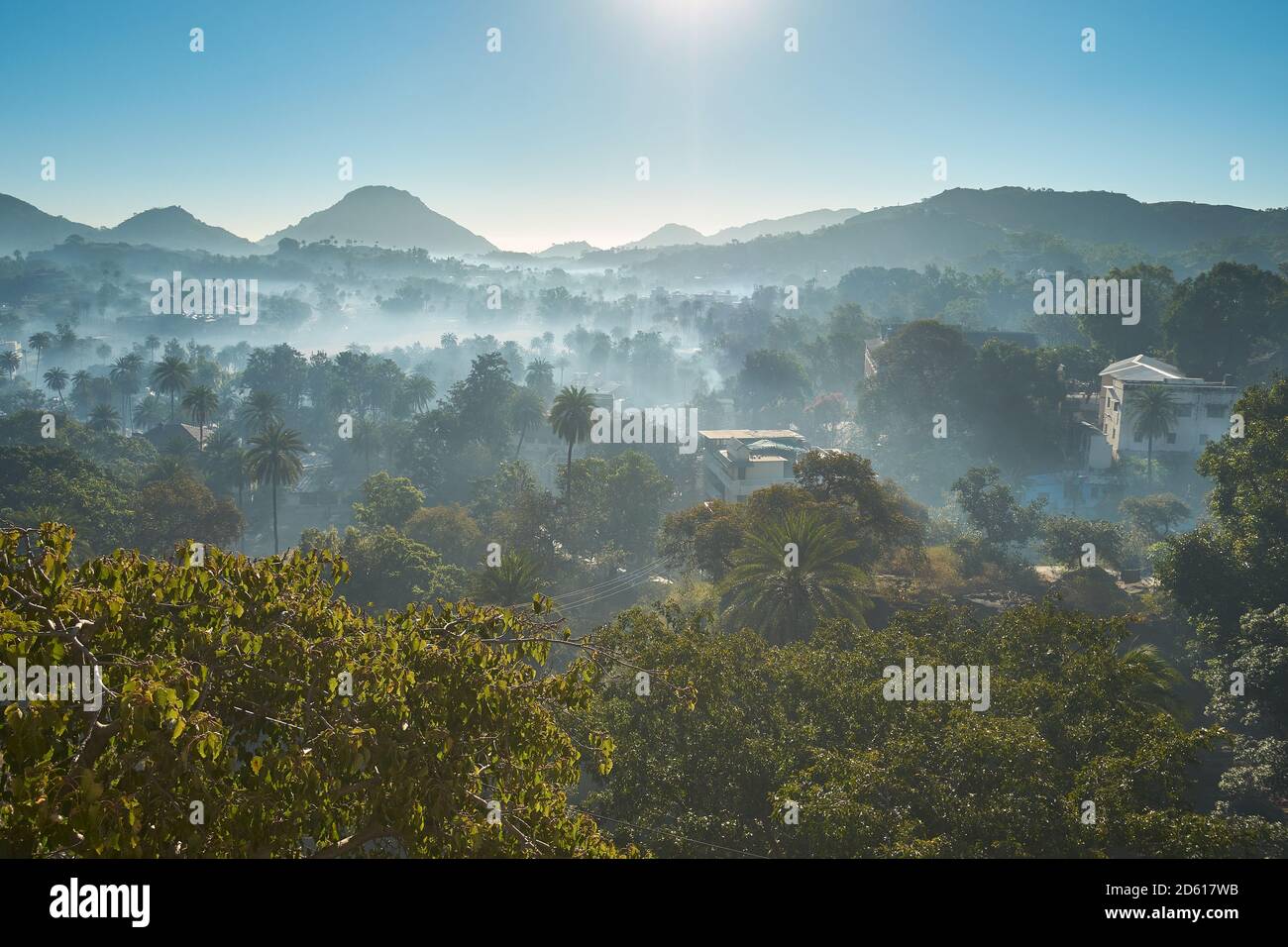 Morning in Mount Abu, a hill station in Rajasthan, India Stock Photo ...