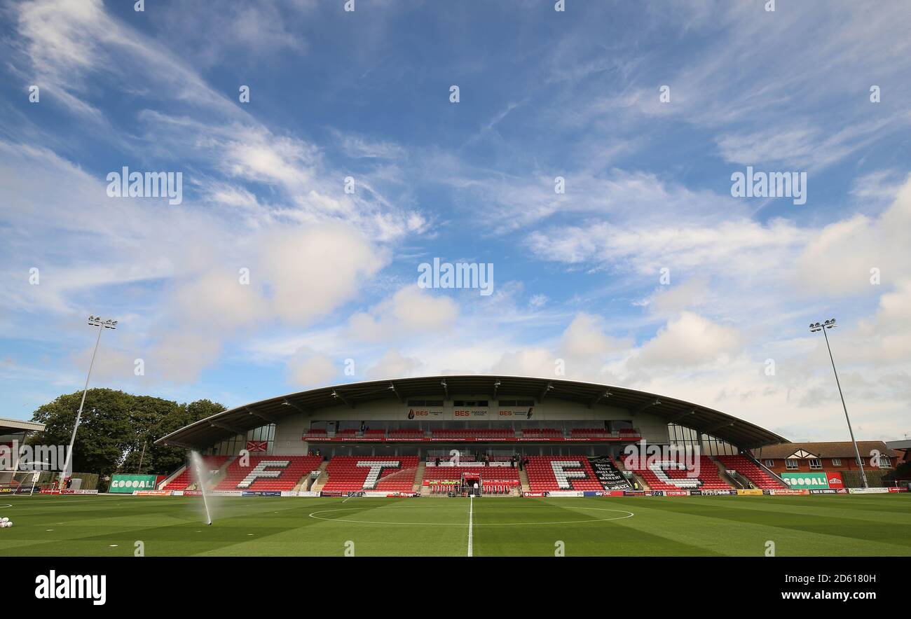 A general view inside Highbury Stadium Stock Photo - Alamy