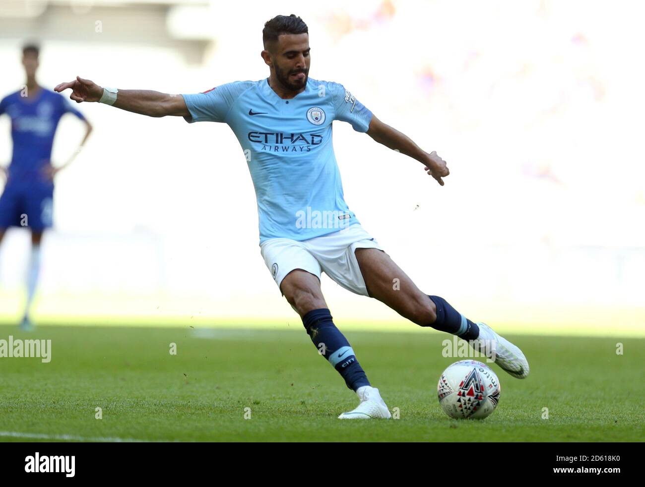 Manchester City'€™s Riyad Mahrez in action Stock Photo - Alamy