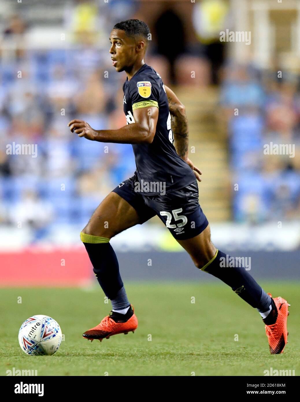 Derby County's Max Lowe in action during the Sky Bet Championship match ...