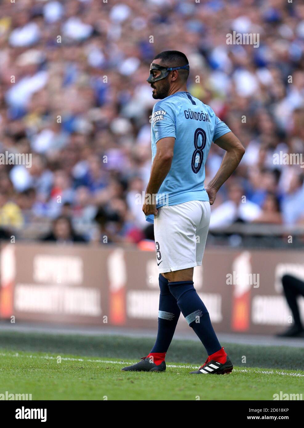 Manchester City's Ilkay Gundogan in action Stock Photo - Alamy