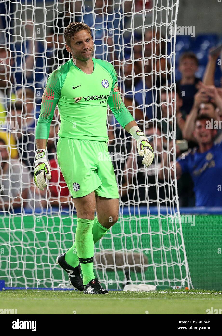 Chelsea's Rob Green saves the fifth penalty kick during the penalty ...