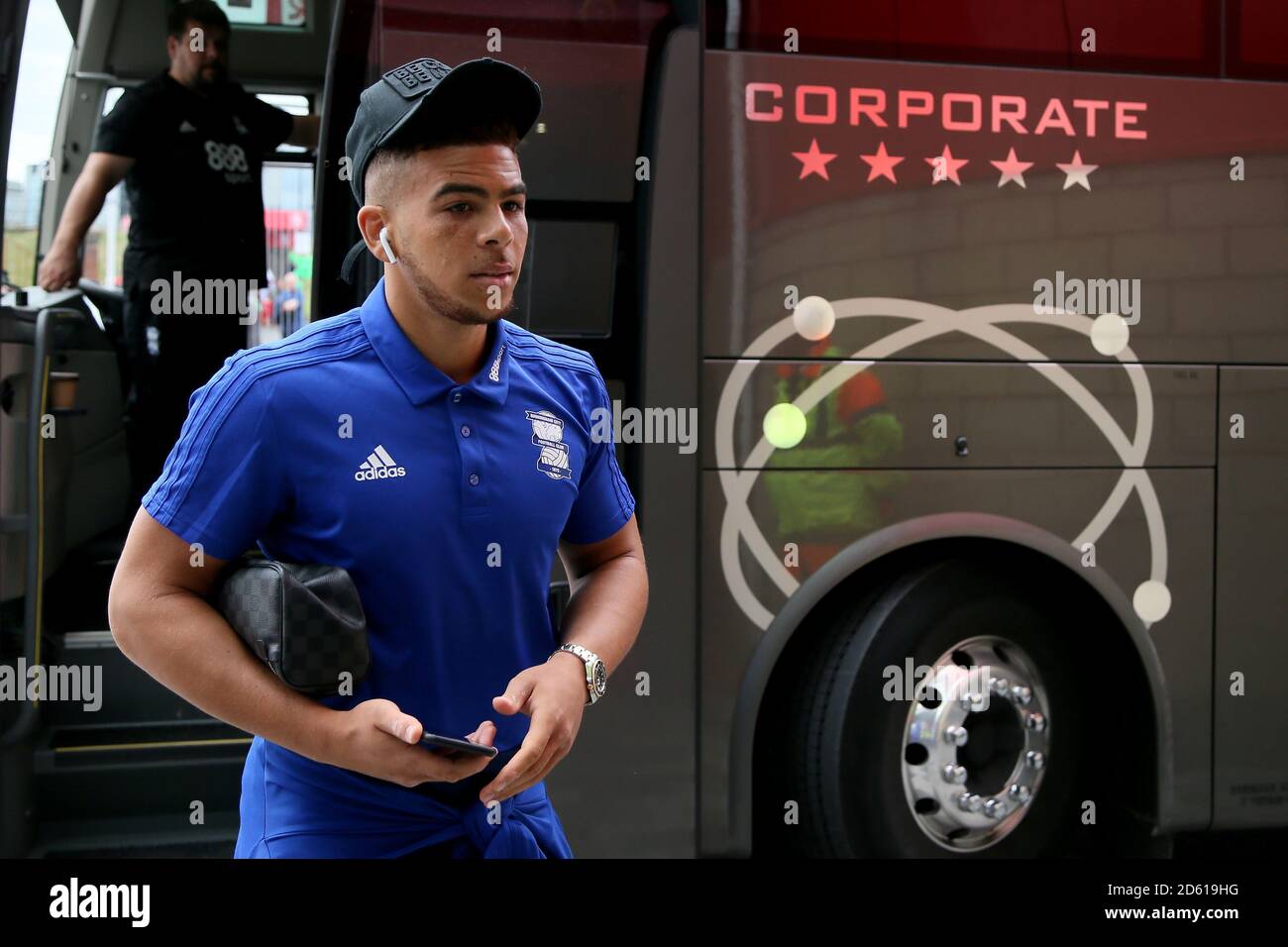 Birmingham City's Che Adams arrives Stock Photo - Alamy