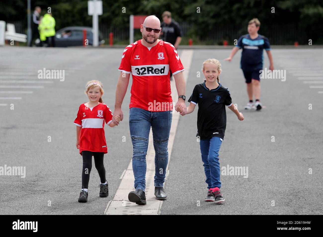 Middlesbrough football fans arrive at Riverside, Middlesbrough's ...