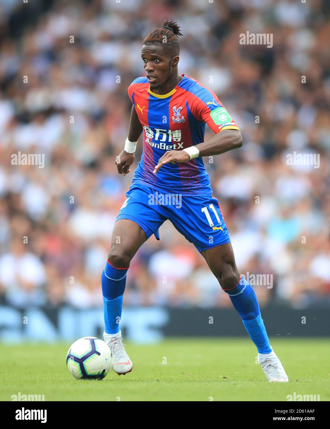 Crystal Palace's Wilfried Zaha Stock Photo - Alamy