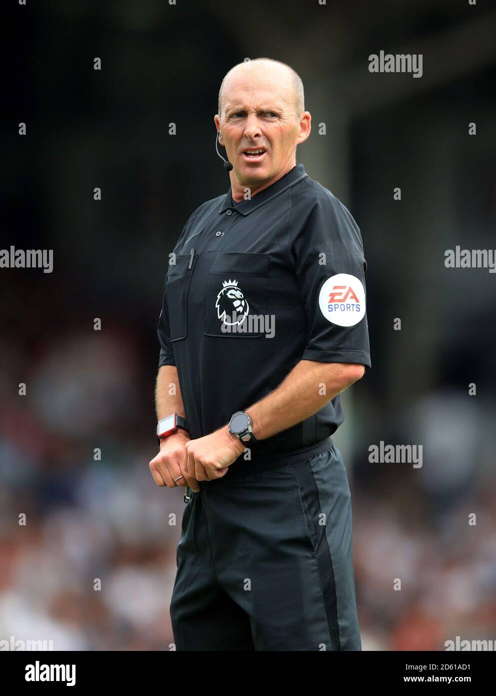 Referee Mike Dean Stock Photo - Alamy