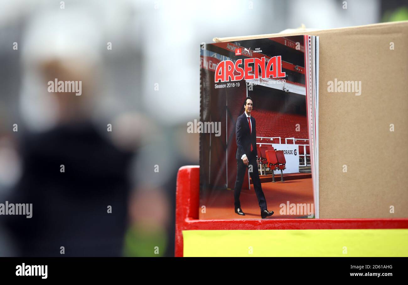 Football programme match general view gv hi-res stock photography and ...