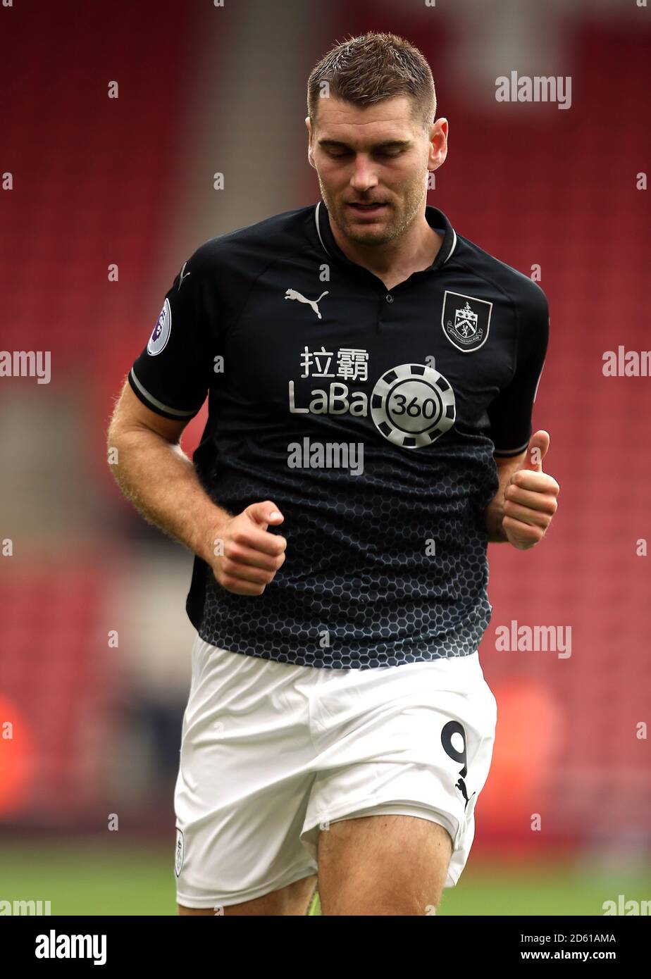 Burnley's Sam Vokes Stock Photo - Alamy