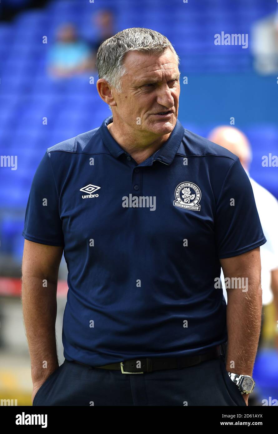 Blackburn Rovers manager Tony Mowbray Stock Photo - Alamy