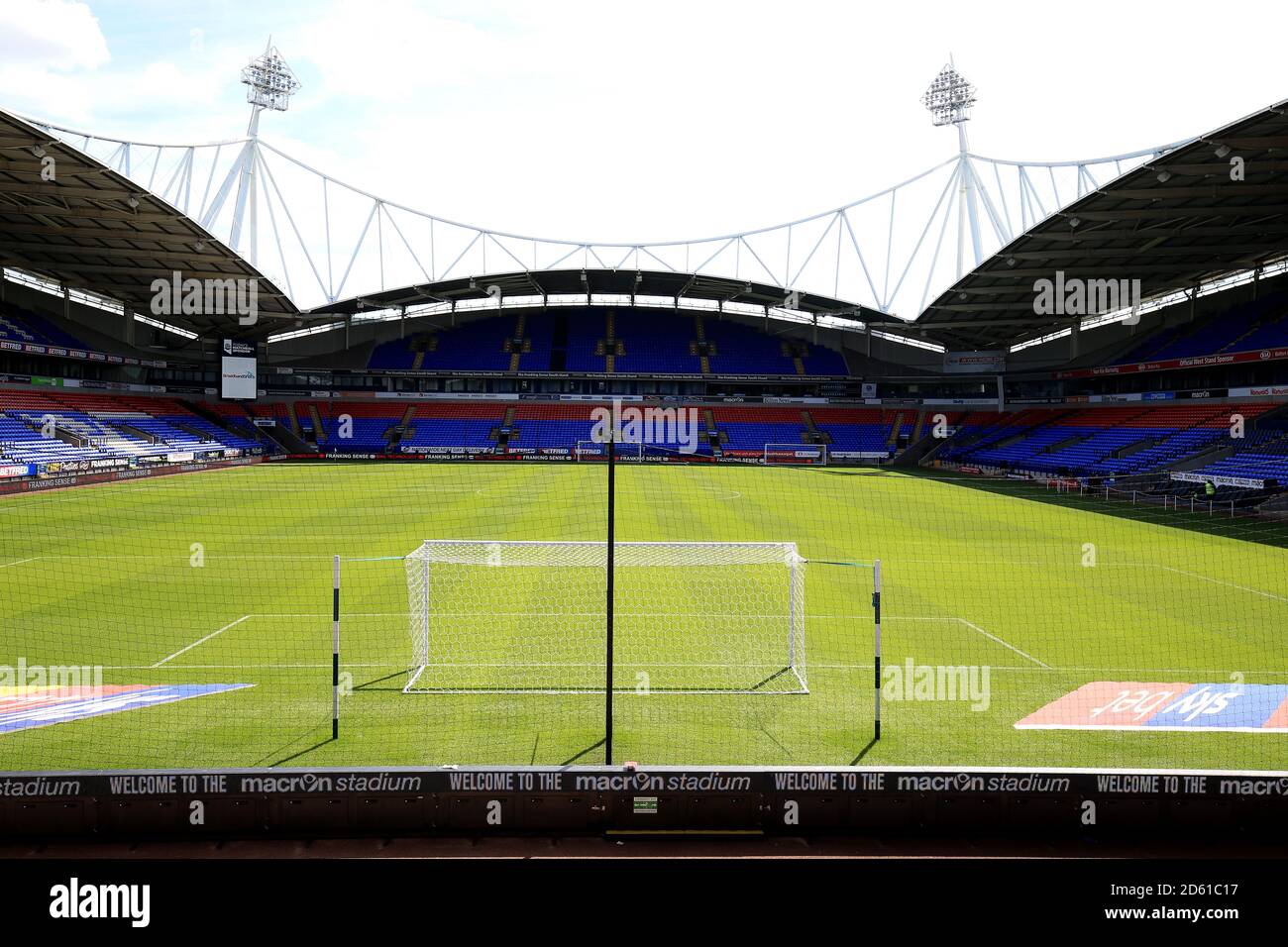 A general view of the University of Bolton Stadium Stock Photo - Alamy