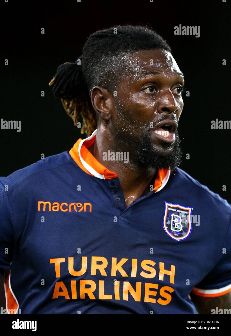 Istanbul Basaksehir's Emmanuel Adebayor Stock Photo - Alamy