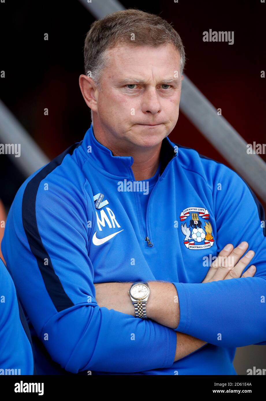 Coventry City manager Mark Robins during the game Stock Photo - Alamy