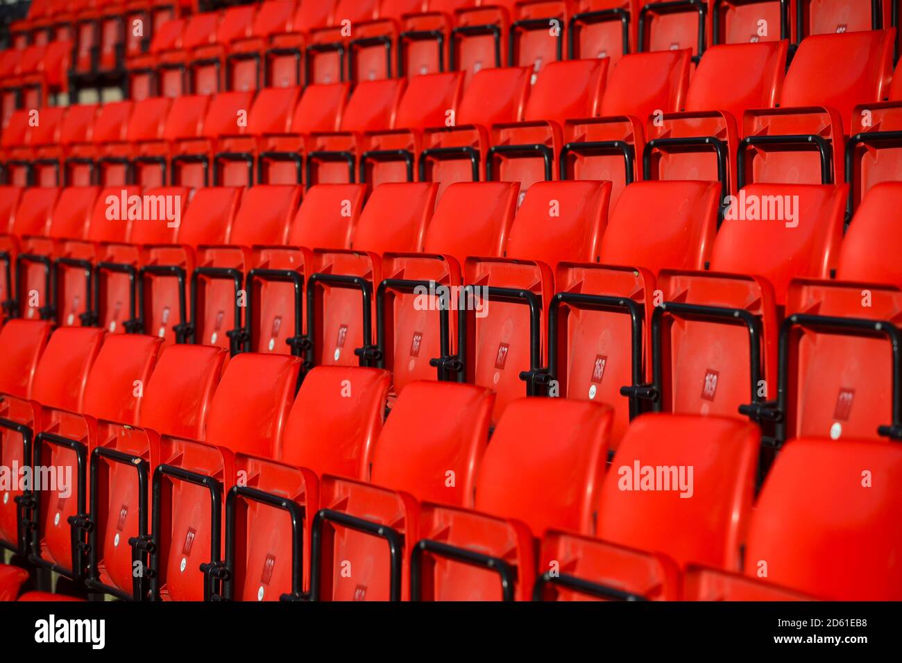 General view of seating in the stands Stock Photo - Alamy