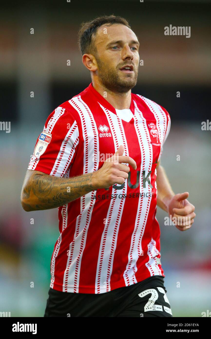 Lincoln City's Neal Eardley Stock Photo - Alamy