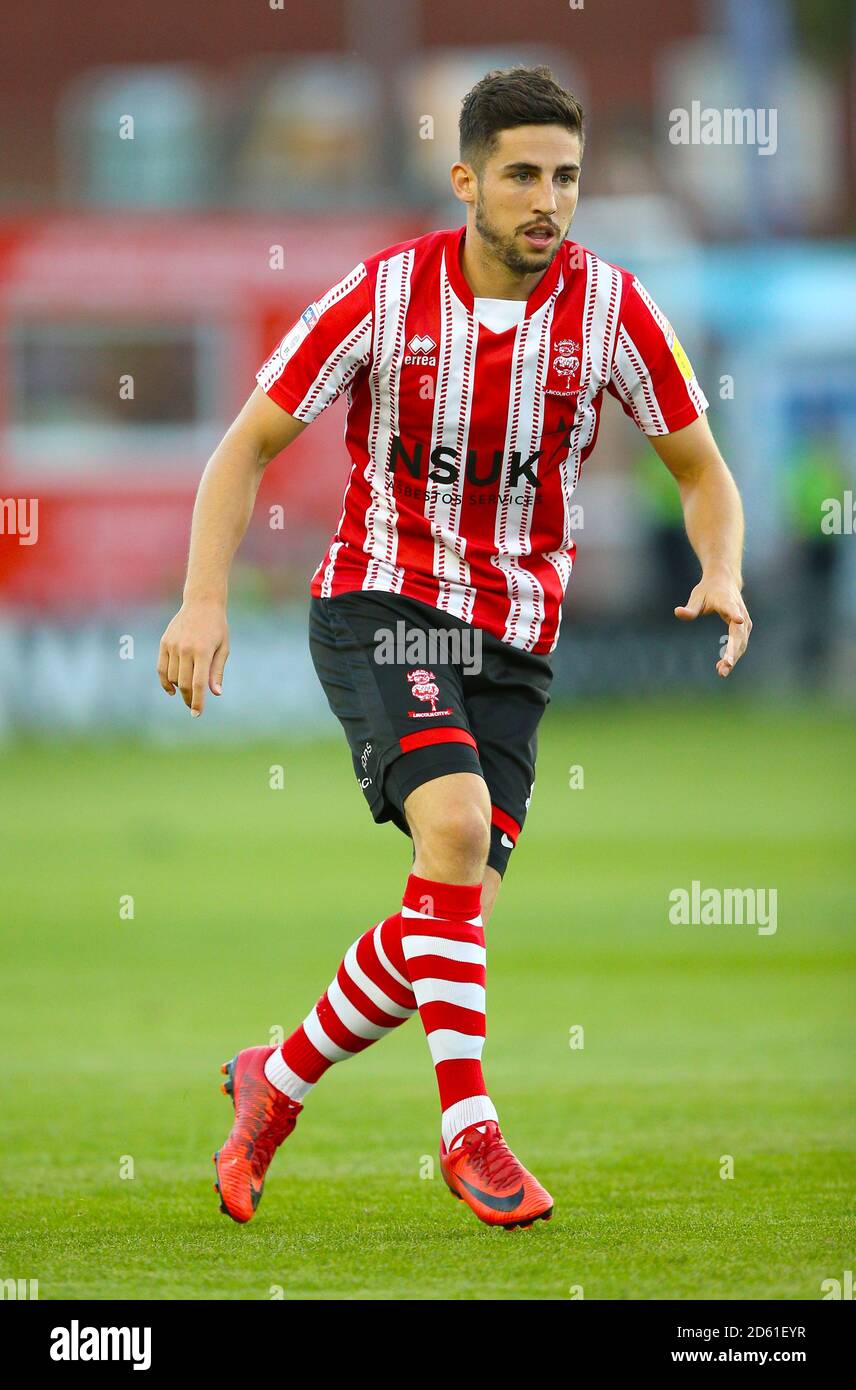 Lincoln City's Tom Pett Stock Photo - Alamy