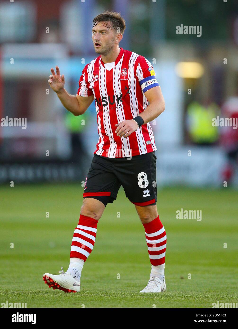 Lincoln CIty's Lee Frecklington Stock Photo - Alamy