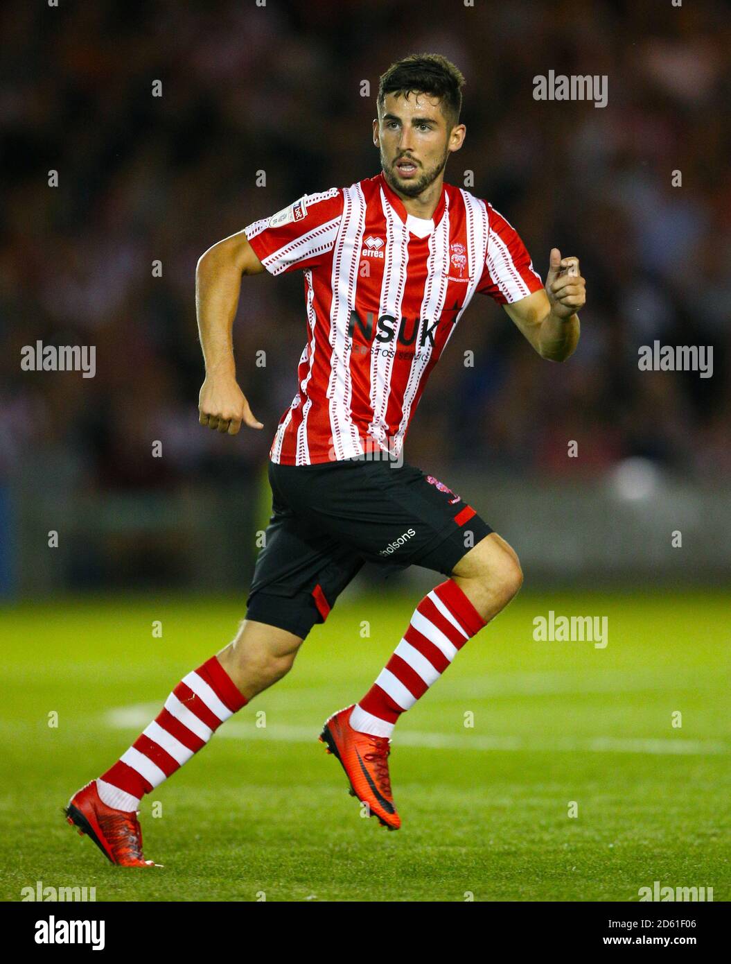 Lincoln City's Tom Pett Stock Photo - Alamy