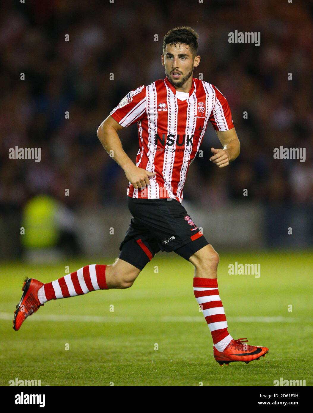 Lincoln City's Tom Pett Stock Photo - Alamy