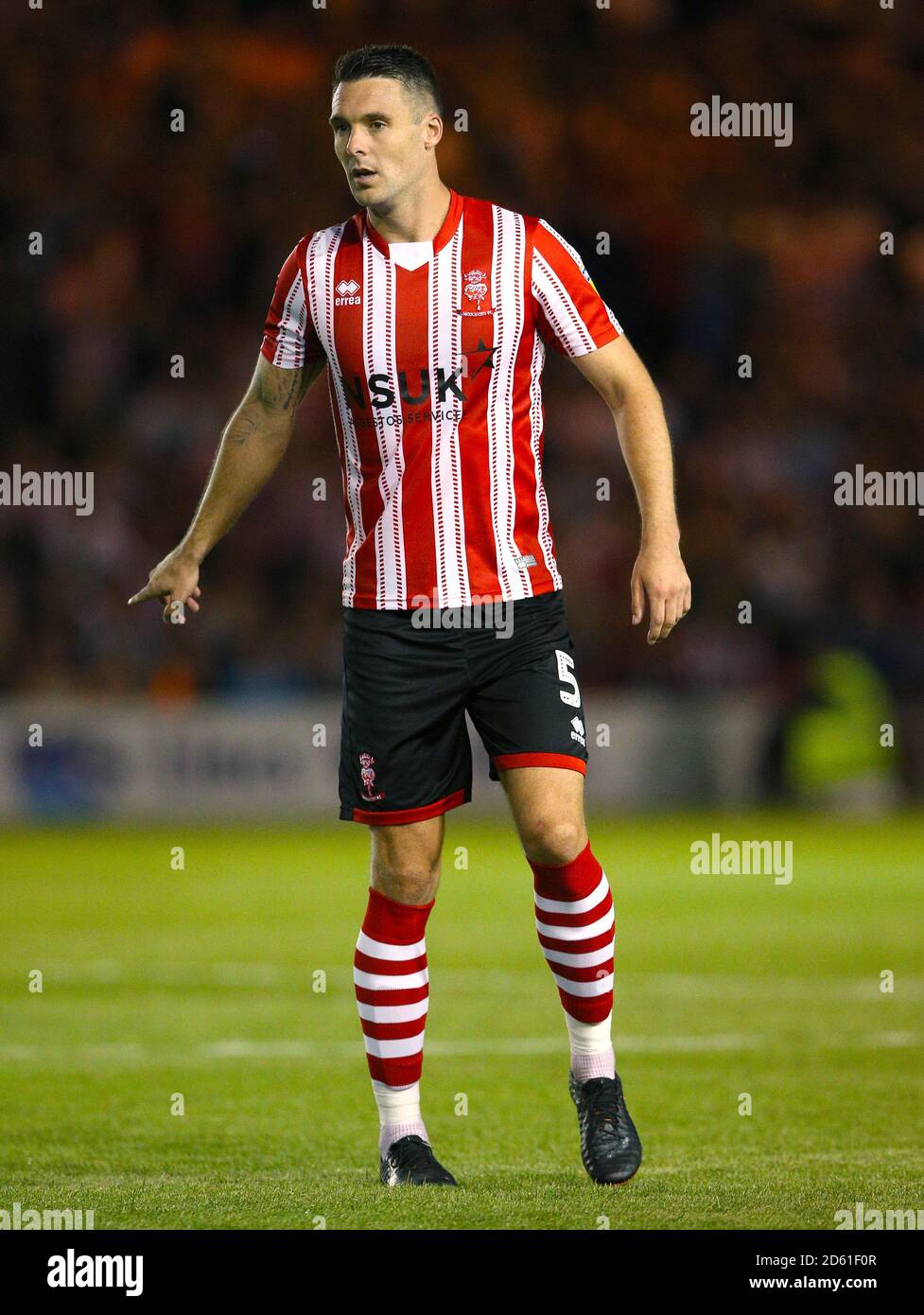 Lincoln City's Jason Shackell Stock Photo - Alamy