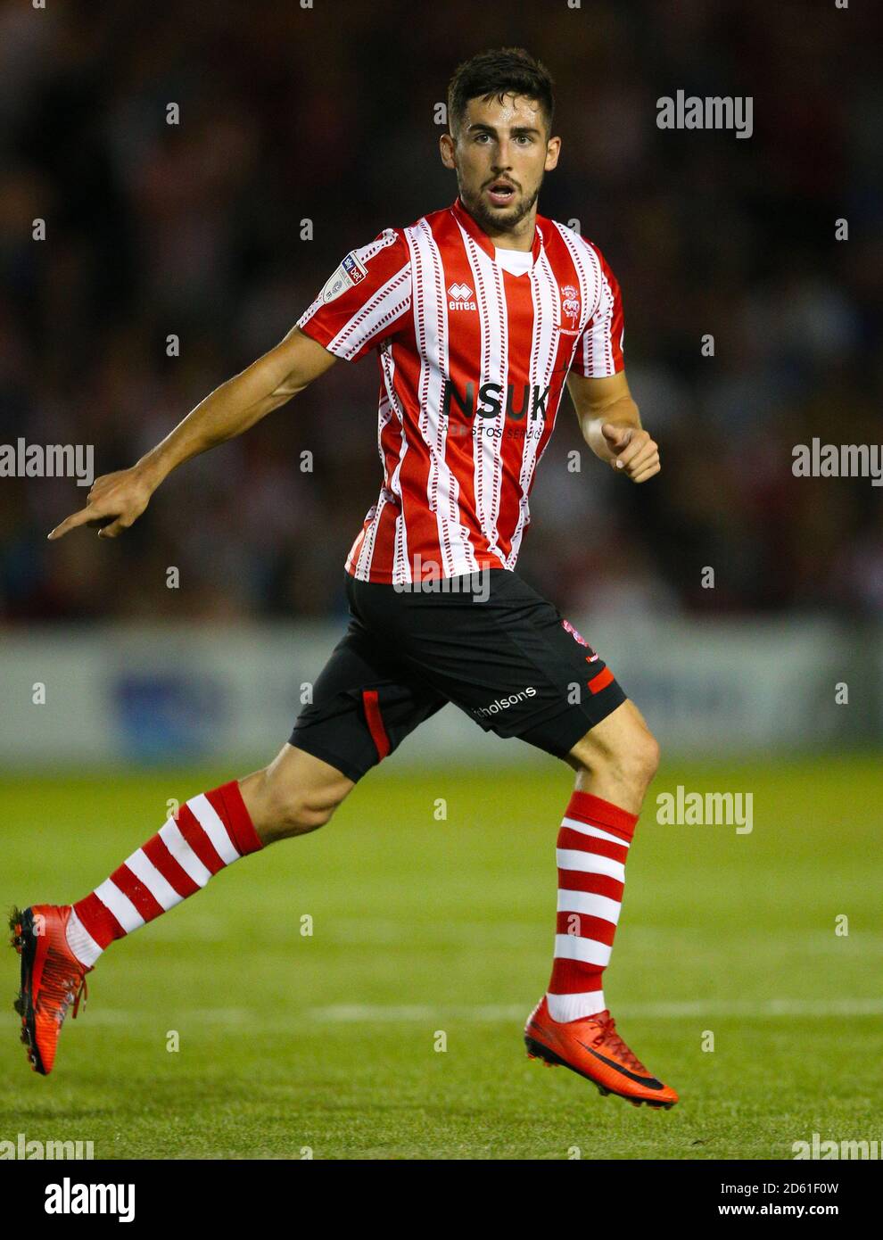 Lincoln City's Tom Pett Stock Photo - Alamy