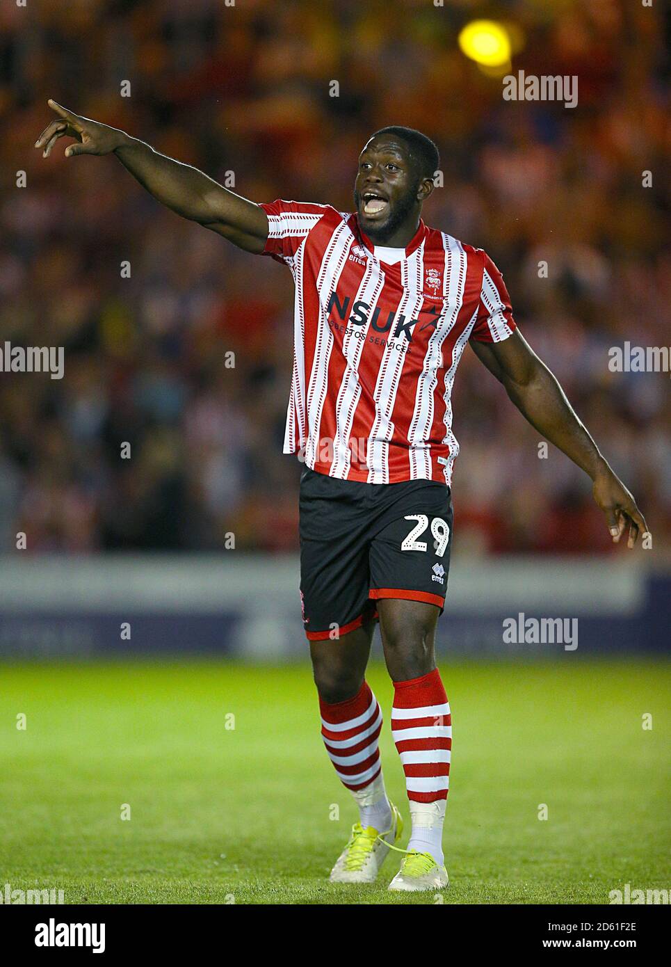 Lincoln City's John Akinde Stock Photo - Alamy