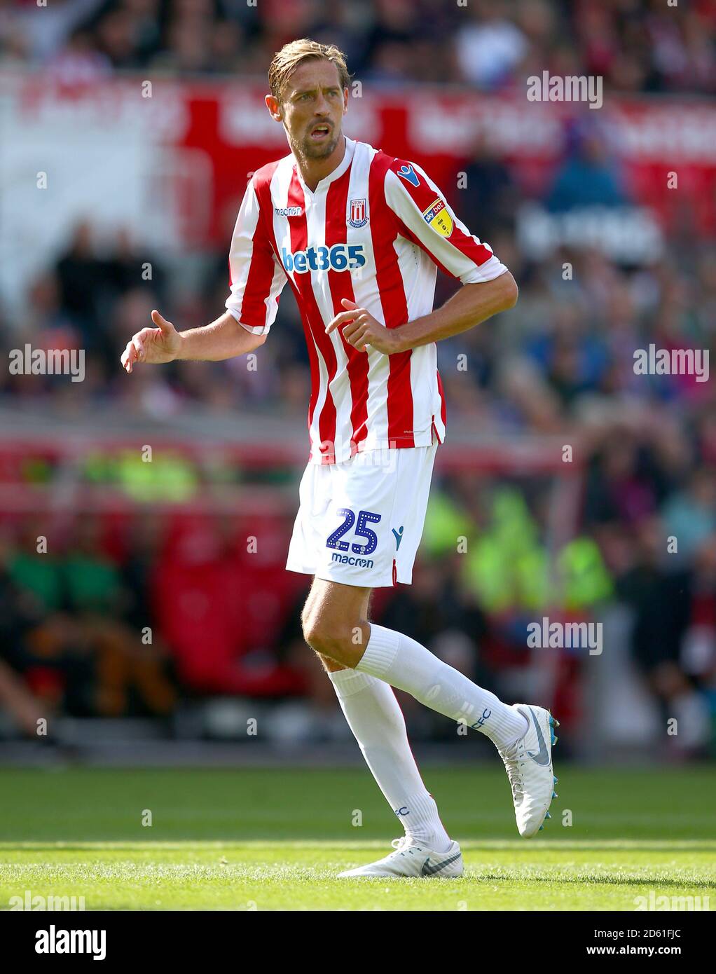 Stoke City's Peter Crouch Stock Photo - Alamy