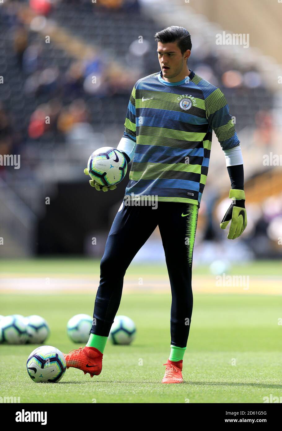 Manchester City's goalkeeper Arijanet Muric Stock Photo - Alamy