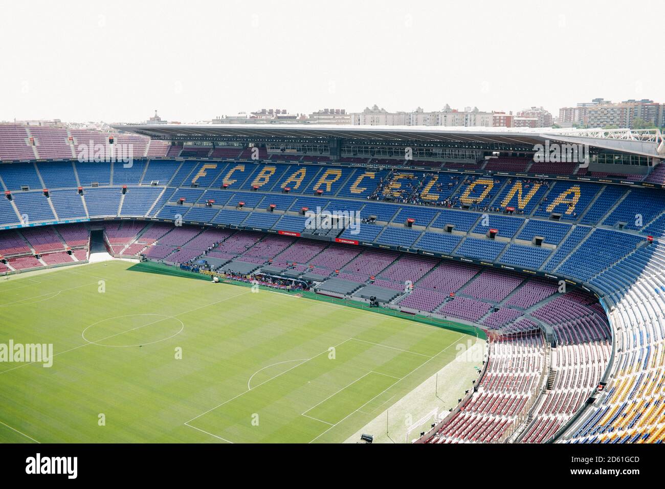 BARCELONA, SPAIN - Aug 29, 2019: FC Barcelona offical football stadium ...