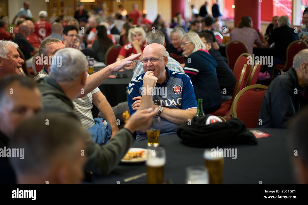 General view of the Fans Bar in the stadium before the game Stock Photo ...
