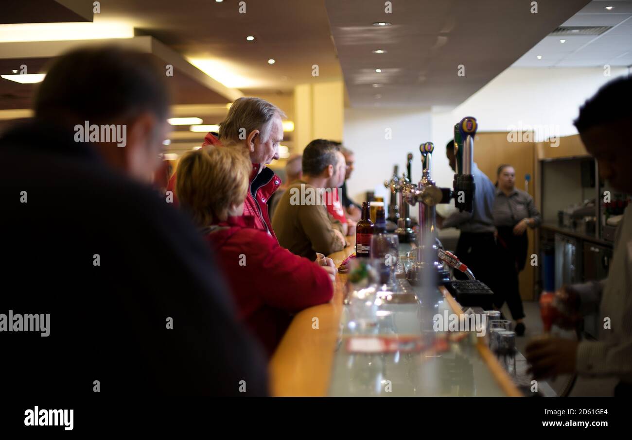 General view of the Fans Bar in the stadium before the game Stock Photo ...