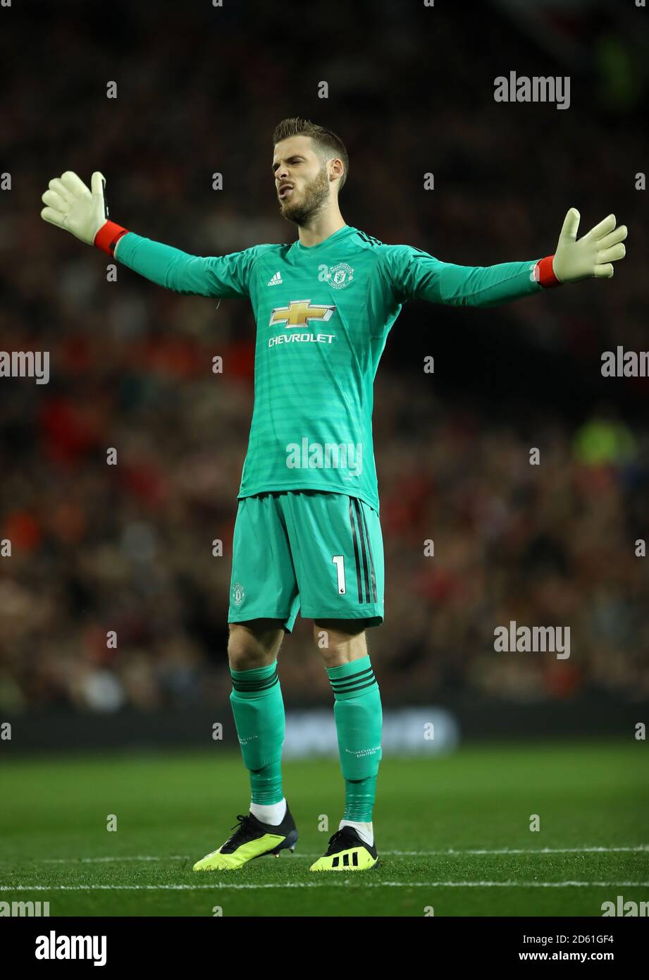 David de gea manchester united dejected hi-res stock photography and ...