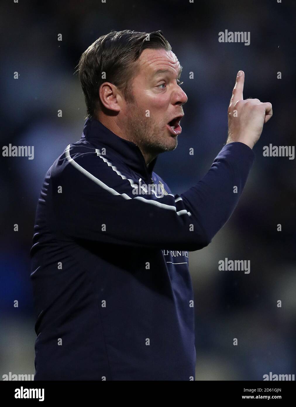 Notts County manager Kevin Nolan Stock Photo - Alamy