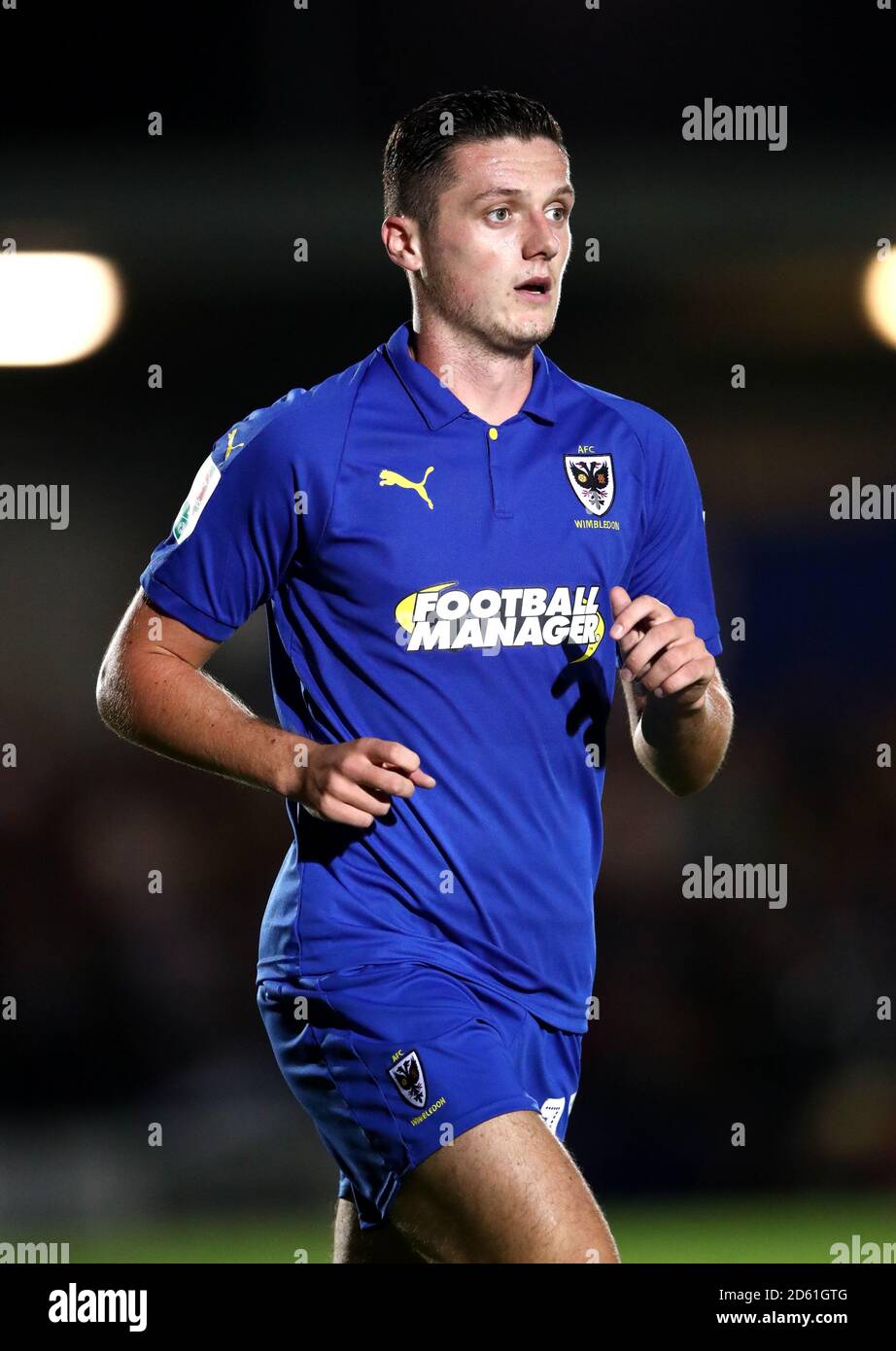 AFC Wimbledonâ€™s Tyler Garrett Stock Photo - Alamy