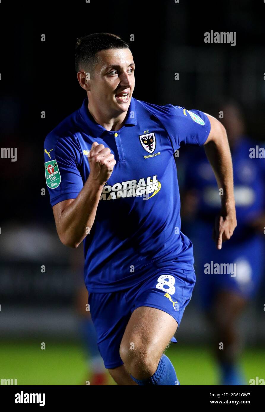 AFC Wimbledonâ€™s Anthony Hartigan Stock Photo - Alamy