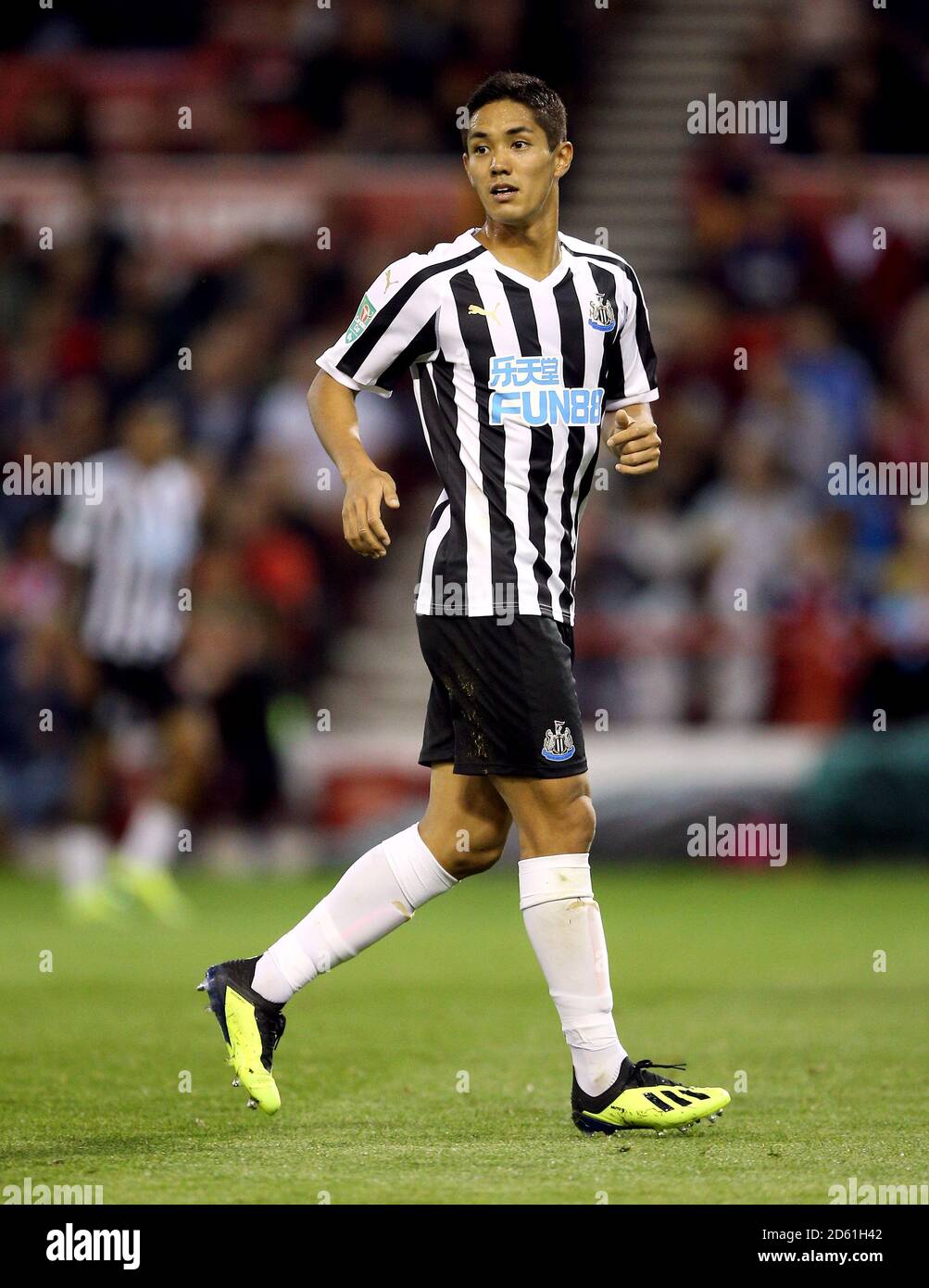 Newcastle United's Yoshinori Muto Stock Photo - Alamy