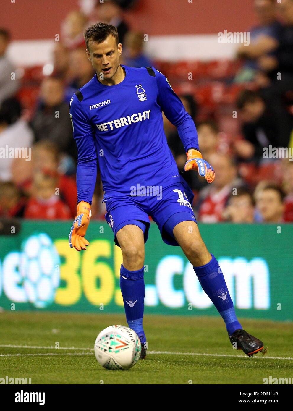 Nottingham Forest goalkeeper Luke Steele Stock Photo - Alamy