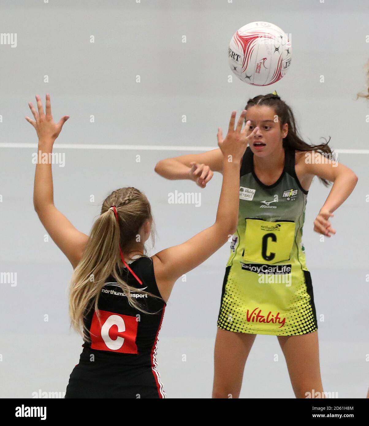 Manchester Thunder and Team Northumbria compete in the Netball during ...
