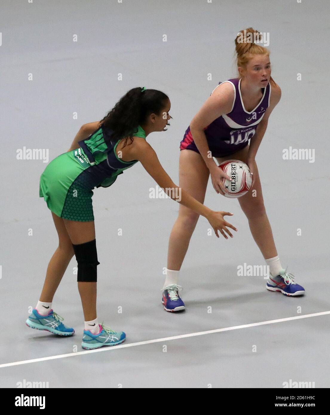 Loughborough Lightning and Netball Northern Ireland compete in the ...