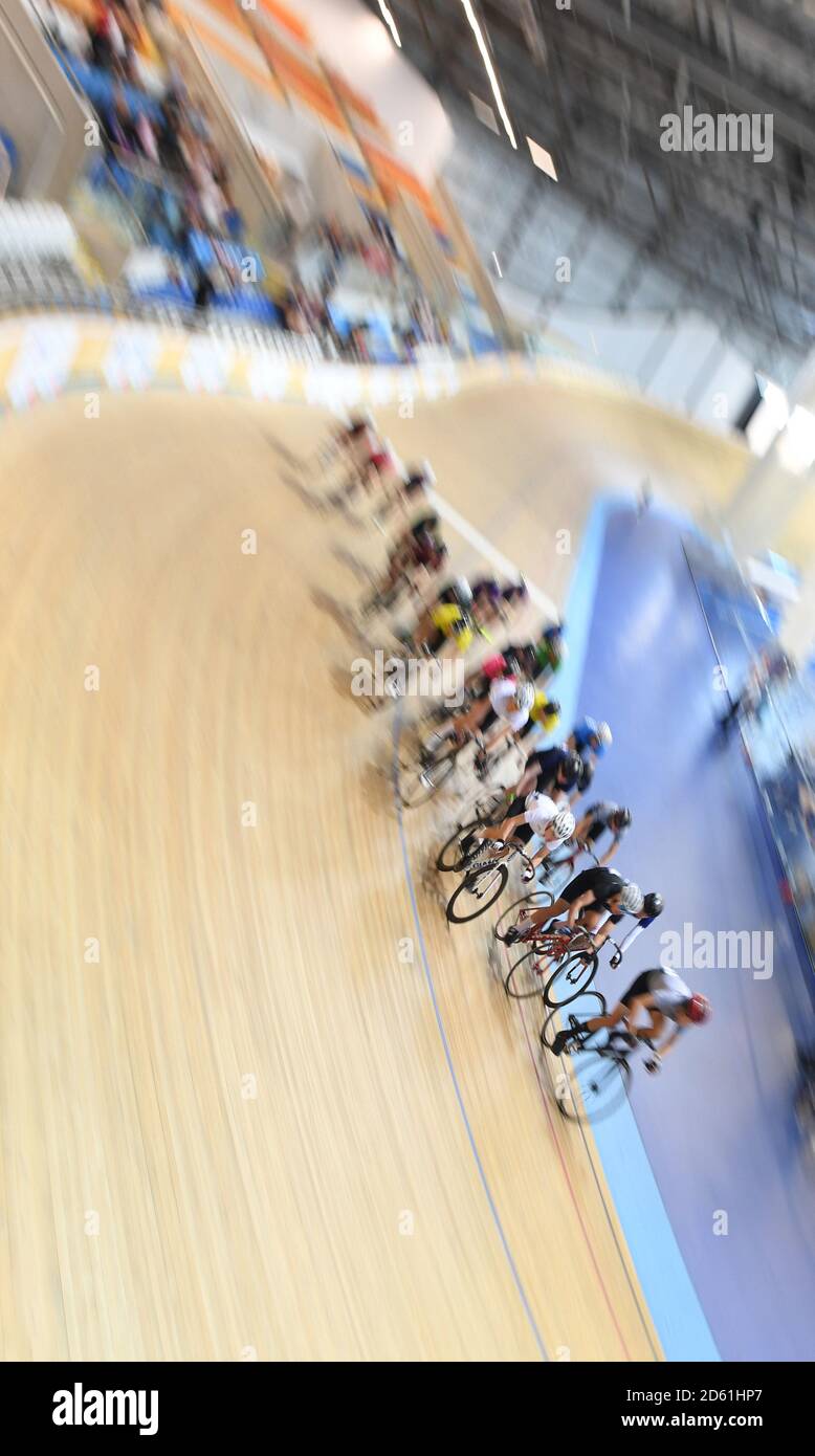Elimination Race Boys Group A Heat 1 at the Derby Velodrome, Derby ...