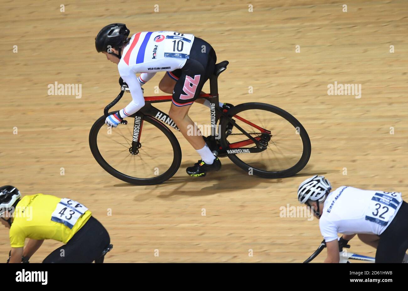 Scratch Race Boys Major Final at the Derby Velodrome, Derby Arena Stock ...